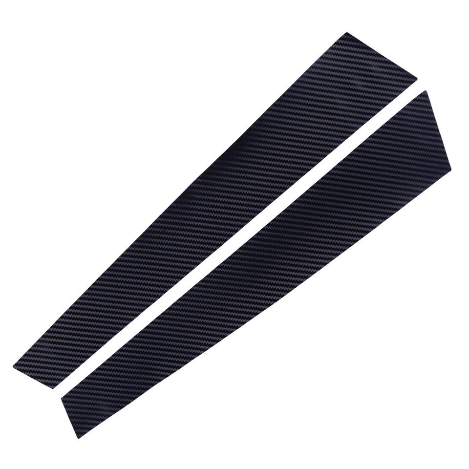 Carbon Fiber Look B Pillars Stickers Set Fit for BMW 5 Series E60 2004 ...