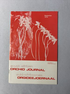 South African Orchid Journal September 1974 / Vintage orchid Magazine ...