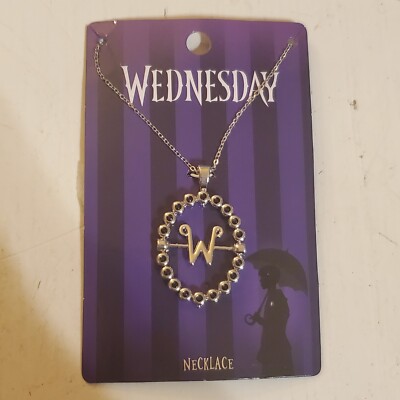 Wednesday Addams Charm Metal Pendant Necklace NEW | eBay