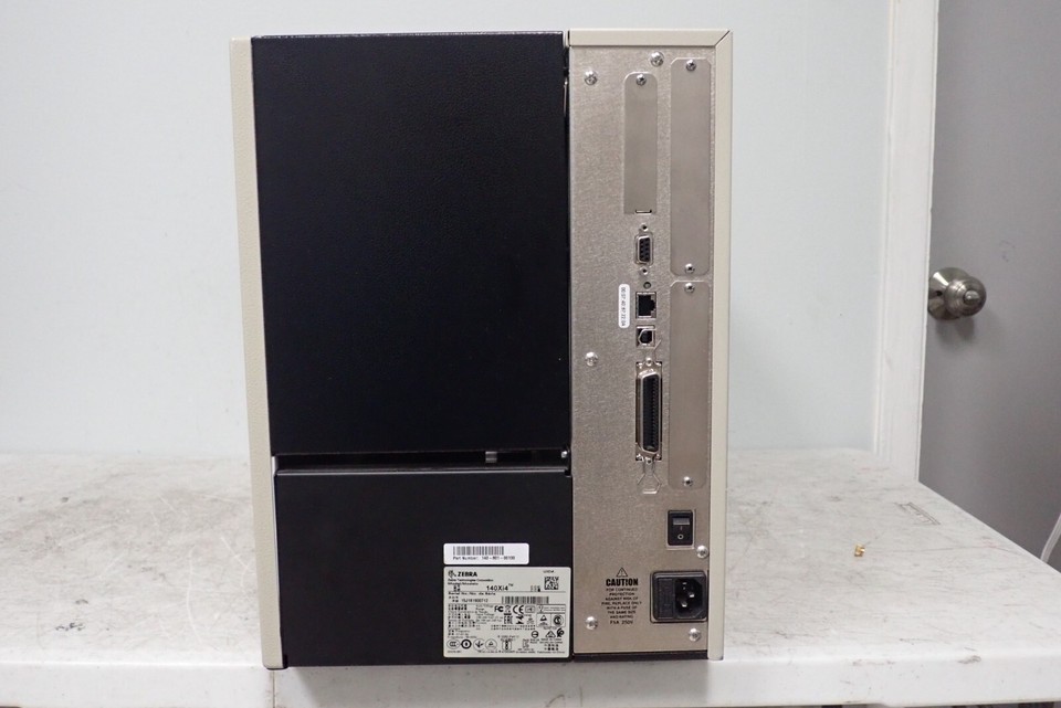 Zebra Model 140Xi4 203 dpi Thermal Transfer Barcode Label Printer 140 ...