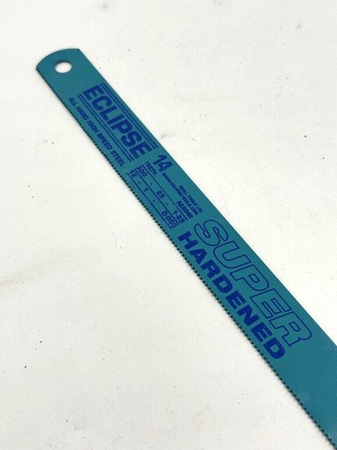 Eclipse Power Hacksaw Blades Super Hardened HSS CHOOSE SIZE and TPI's ...
