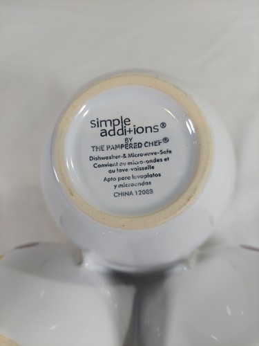 Pampered Chef Simple Additions Dots Trio Condiment Server DISCONTINUED ...