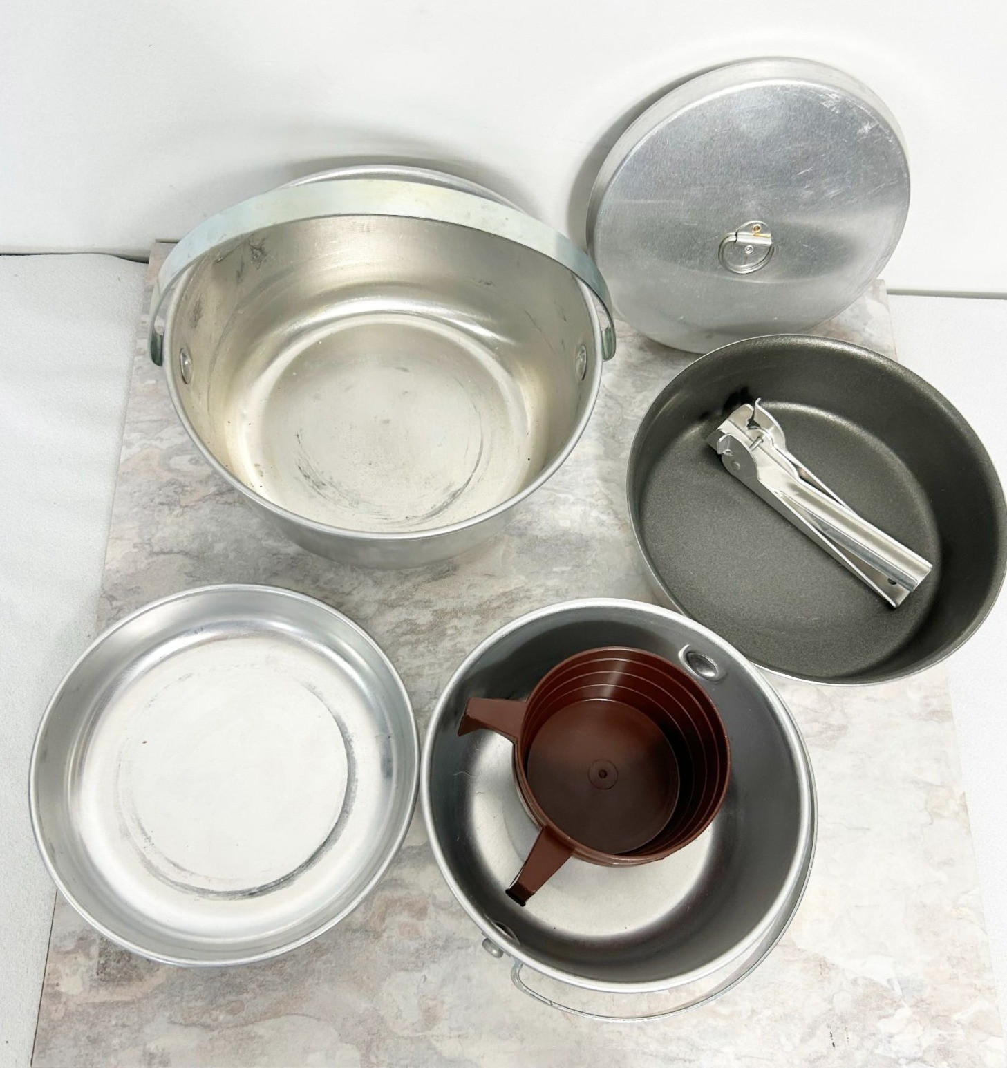 Vintage The Metal Ware Group Open Country Backpacker 2- Person Mess Kit ...
