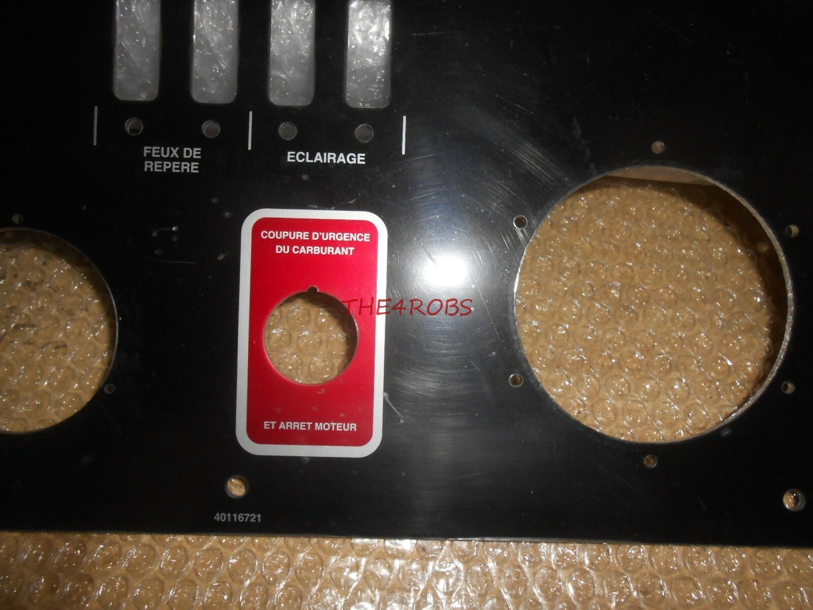 NOS Full Size EMD Electro Motive Locomotive Dashboard Control Panel #4 ...