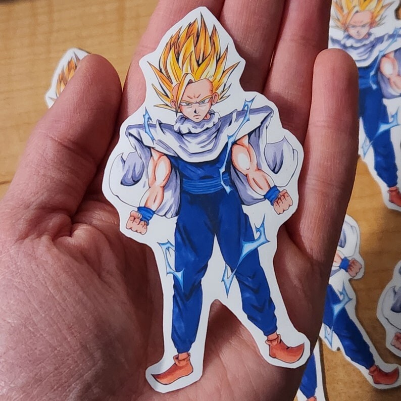 Super Saiyan 2 Gohan Sticker Dragonball Z Cell Saga Decal | eBay