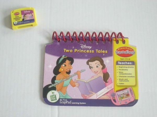 LeapFrog My First LeapPad Disney Two Princess Tales Book and Cartridge ...