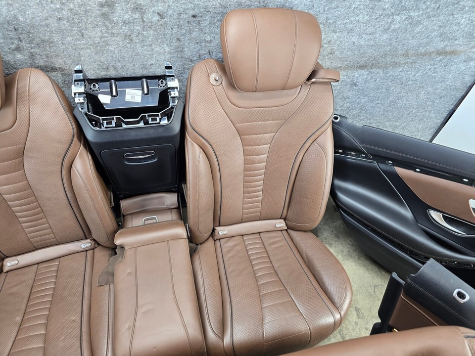 2014-2017 Mercedes-Benz W222 S600 S550 Leather Front Rear Seat SEATS ...