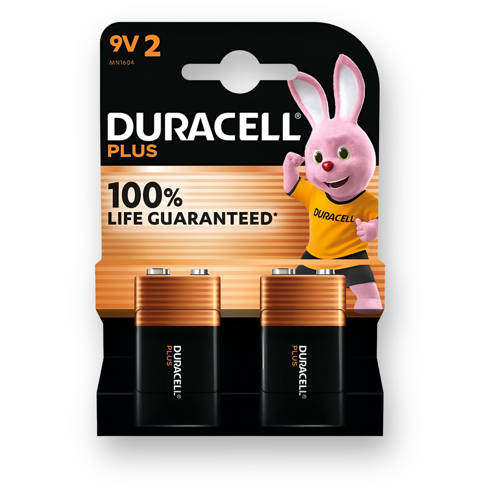 DURACELL 9V PP3 Batteries Plus Smoke Alarm Block Alkaline LR22 *EXPIRY ...