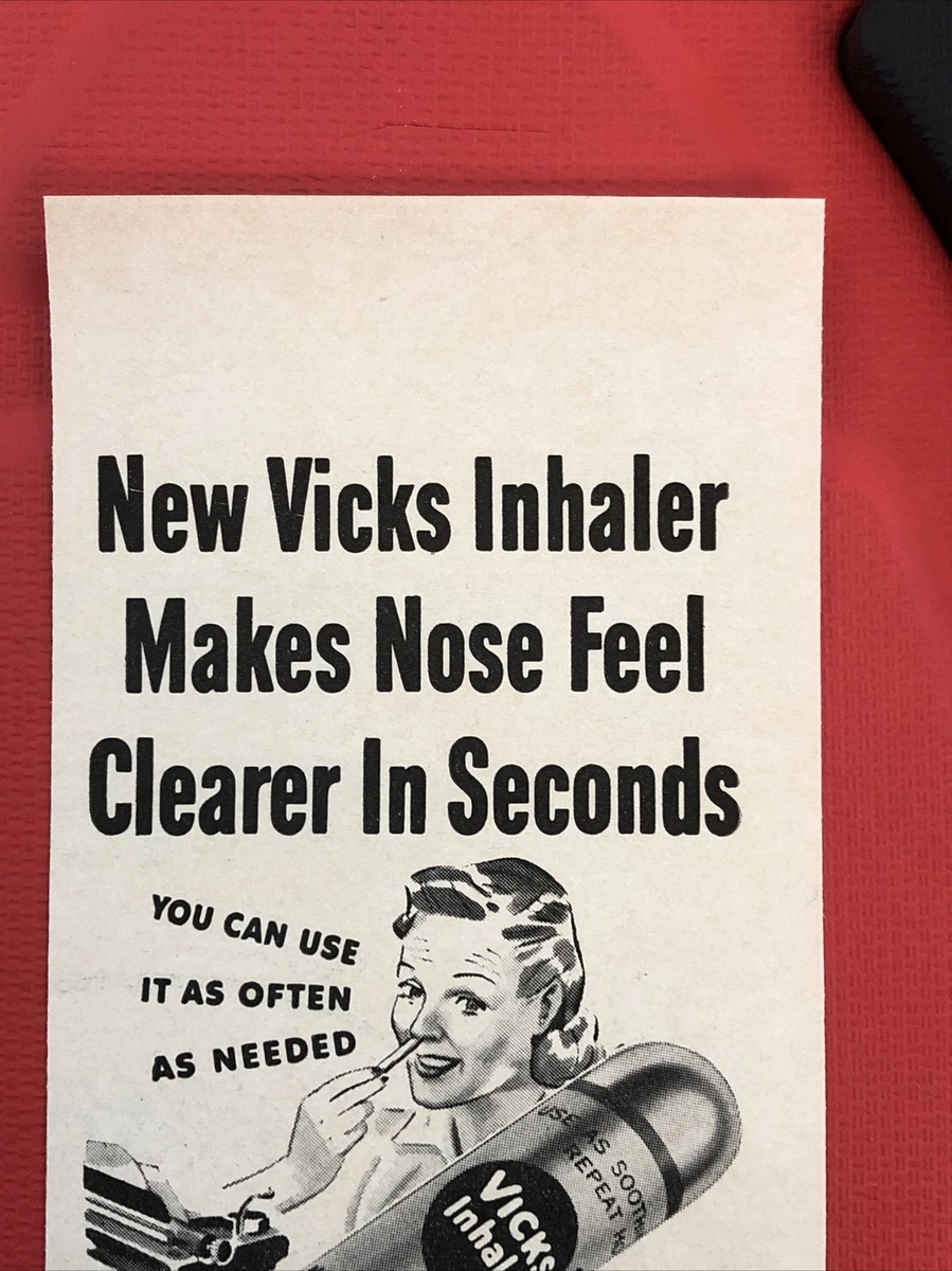 Vicks Inhaler Ads