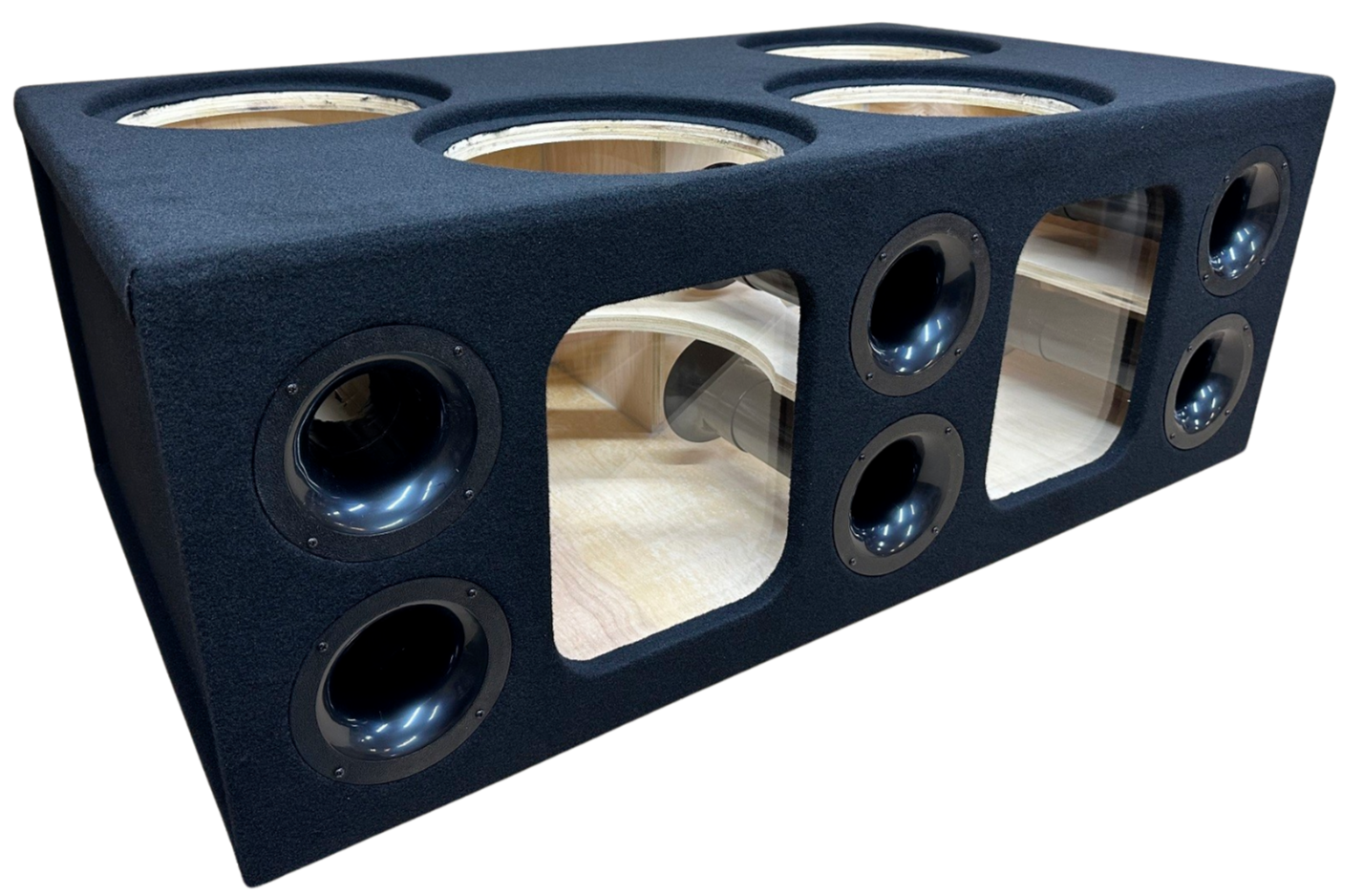 Custom Ported Sub Enclosure Subwoofer Box for 4 12" Subs - 32 Hz ~ 8 CF ...