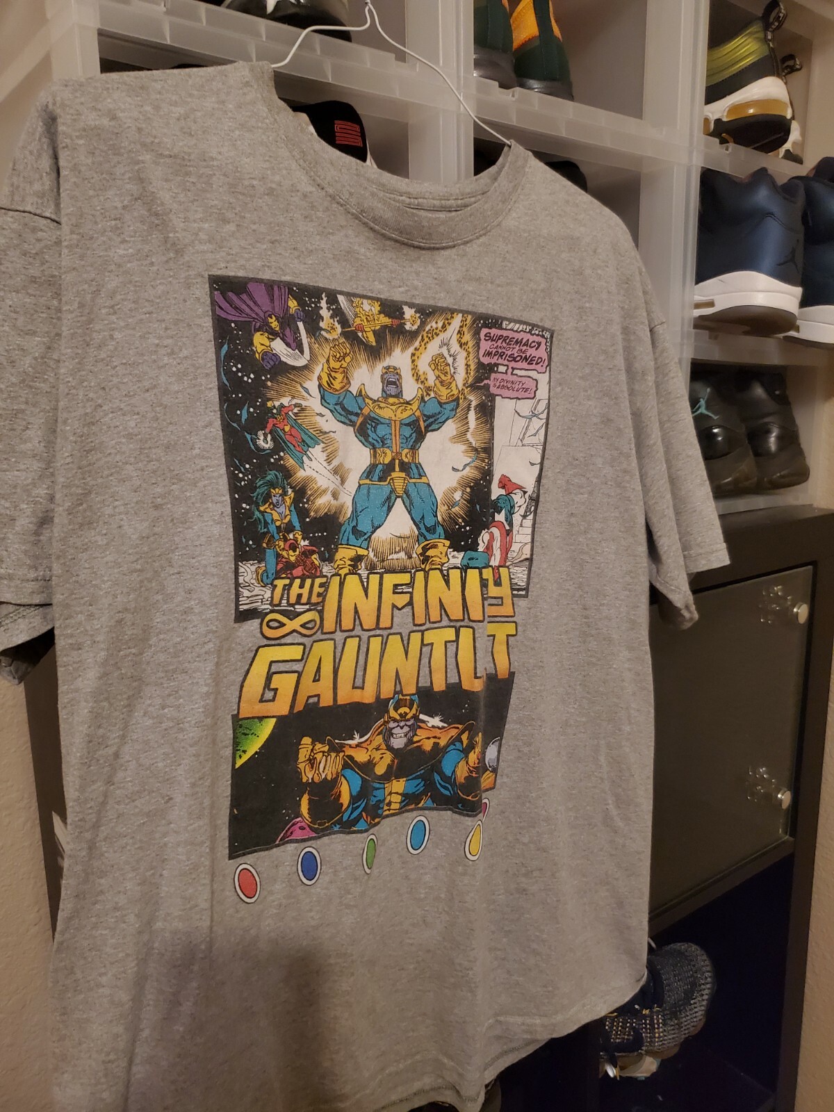 Marvel The Infinity Gauntlet Thanos Gray Multicolor G… - Gem