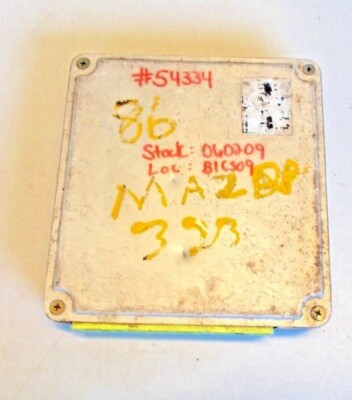 1986 86 Mazda B2000 ENGINE COMPUTER MODULE Fuel Injection ECU ECM ...