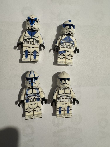 Lego Star Wars 501st Minifigures Tup, Hardcase, Kix & Dogma Custom UV ...