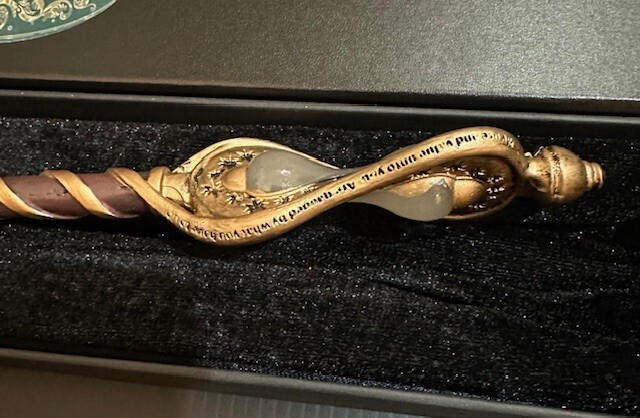Time Turner Wand 15.5", Harry Potter, Wizarding World Hogwarts ...