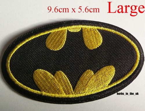 Batman Movie cartoon DC comics patch Sew On Embroidered Badge Patch Bat ...