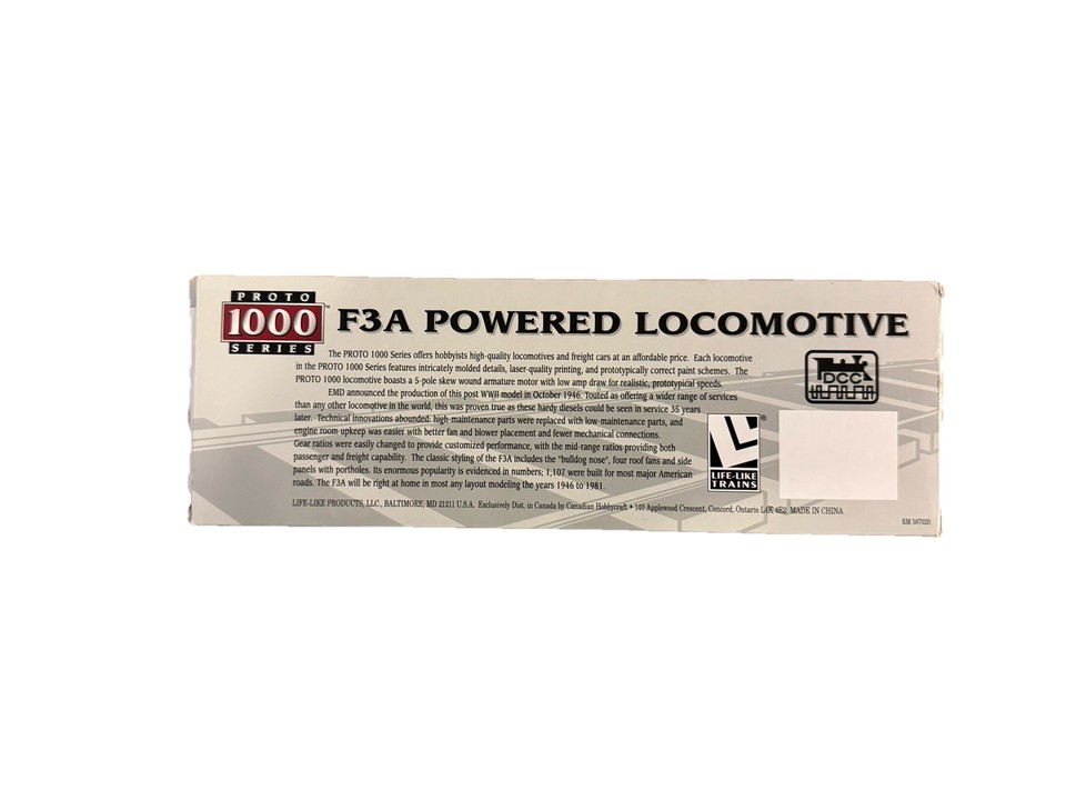 Proto 1000 F3A Western Pacific Item 31425 #801D Powered HO Scale ...