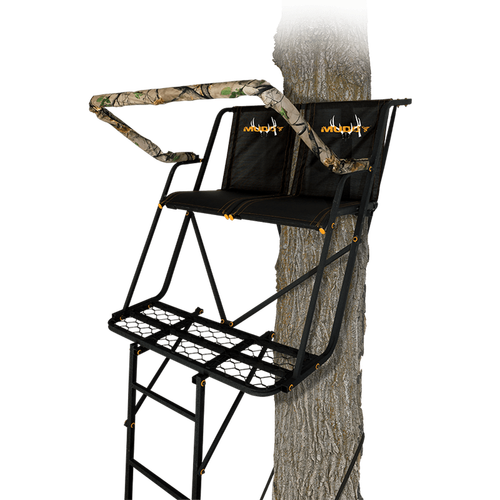 Muddy Maxim Double 16 Ft Tall 2 Person Deer Hunting Ladder Treestand,2 ...