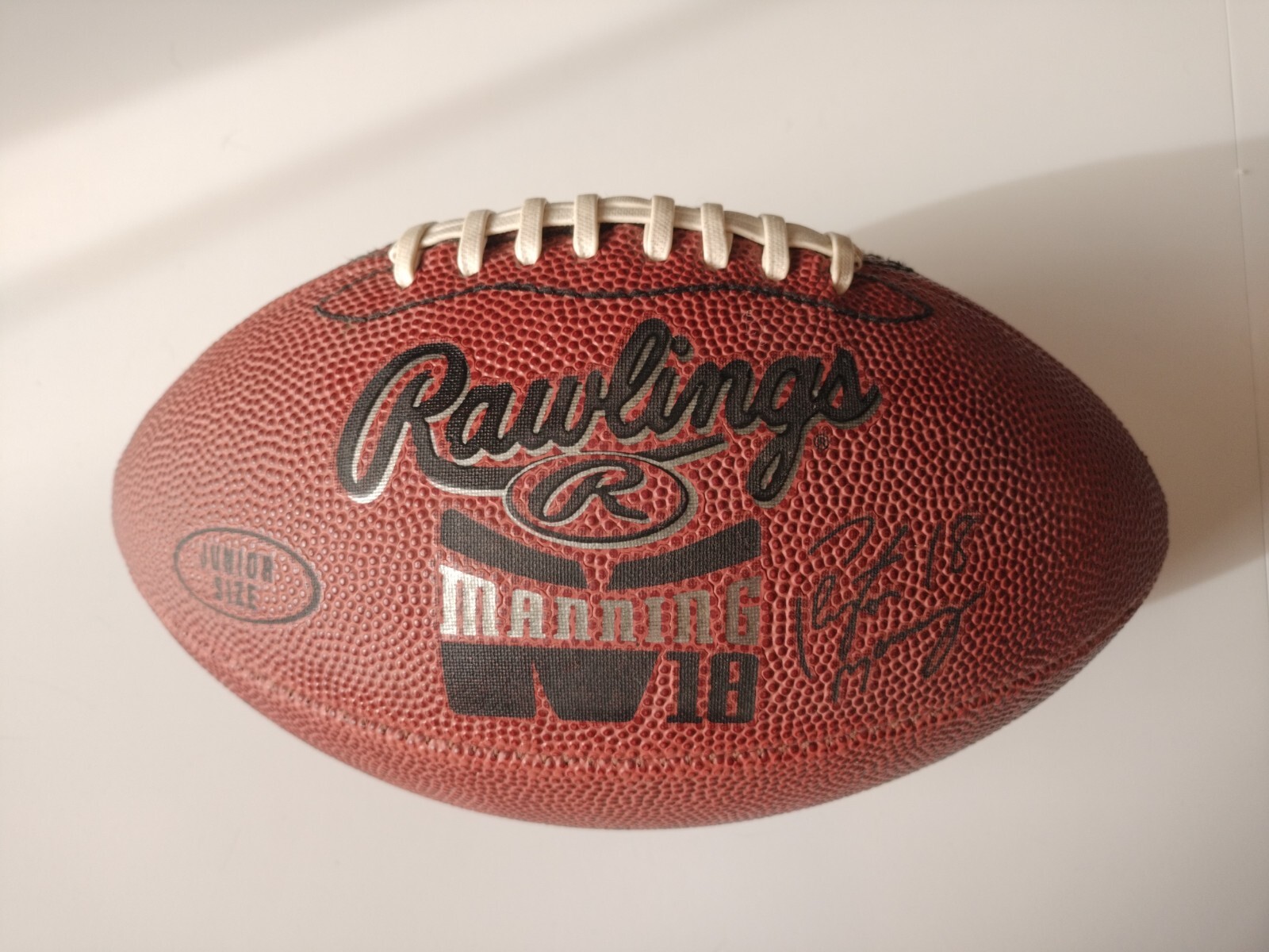 Rawlins Peyton Manning Football Junior Size | eBay