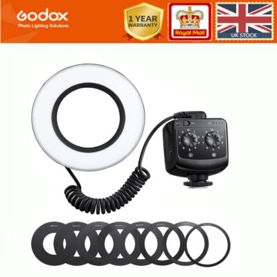 Godox Ring 72 Macro LED Ring Light & 8 Lens Adapter Rings for DSLR ...