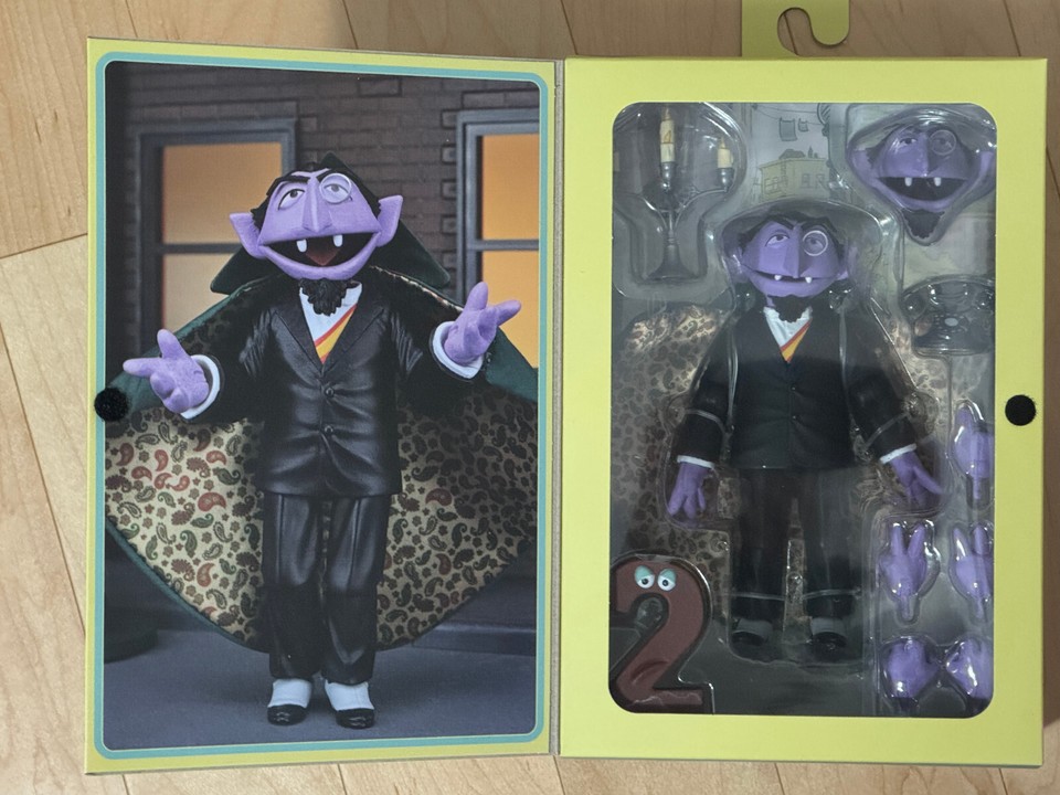 NECA Sesame Street Count von Count Action Figure IN STOCK | eBay