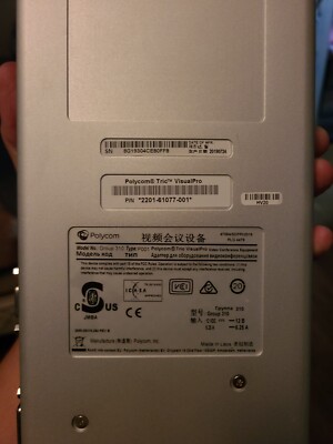 Polycom Trio VisualPro Video Conferencing Codec 2201-61077-001 | eBay