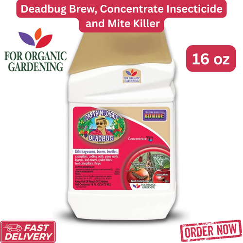 Captain Jack's Deadbug Brew, 16 oz Concentrate Outdoor Insecticide and ...