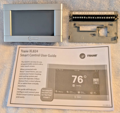 Trane XL824 Smart Control Color-Touch Screen Thermostat | eBay