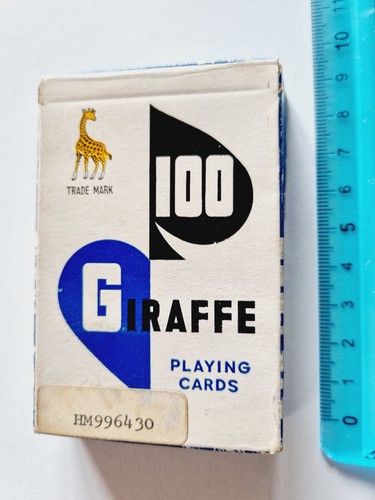 Cards For Game 100 Giraffes Poker Bridge Original Vintage 80s Playing ...