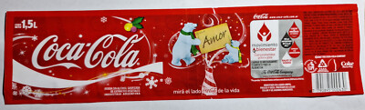 Coca Cola 1.5l label Argentina 2007 Christmas | eBay