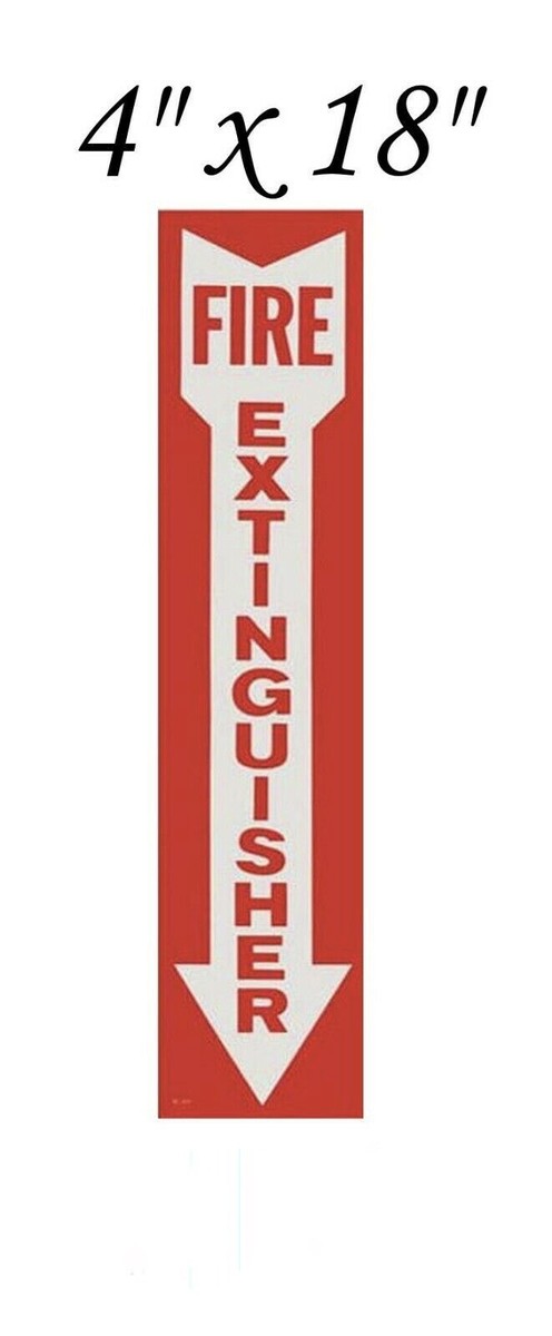 Fire Extinguisher Arrow Sign Double Faced Fire Extinguisher Sign