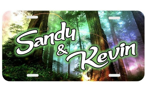 Forest Personalized Monogrammed License Plate Custom Auto Car Tag ...