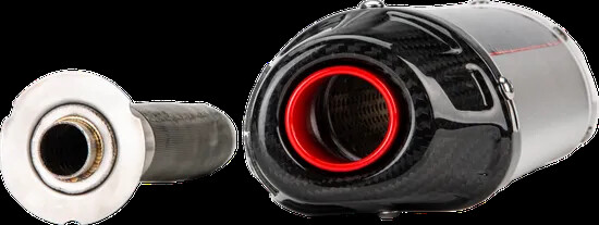 BBR D3 Full Exhaust Muffler Pipe System SS Carbon End Cap Honda CRF125F ...