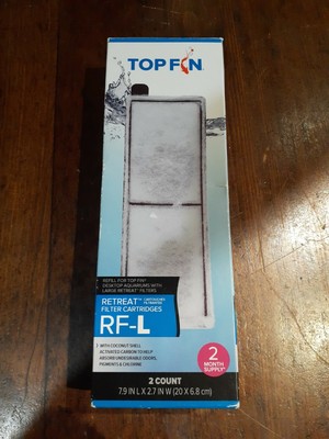 Top Fin Retreat Filter Large RF-L 2 Count | eBay