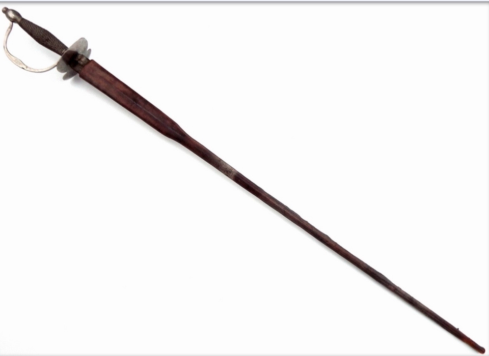 Antique American Colonial officer Eppie Rapier sword 1700’s Engraved ...