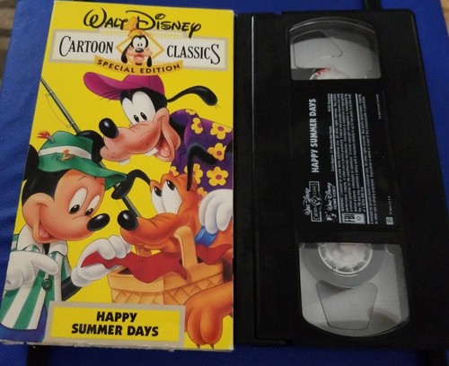 Disney Cartoon Classics Special Ed Happy Summer Days VHS Video Tape ...