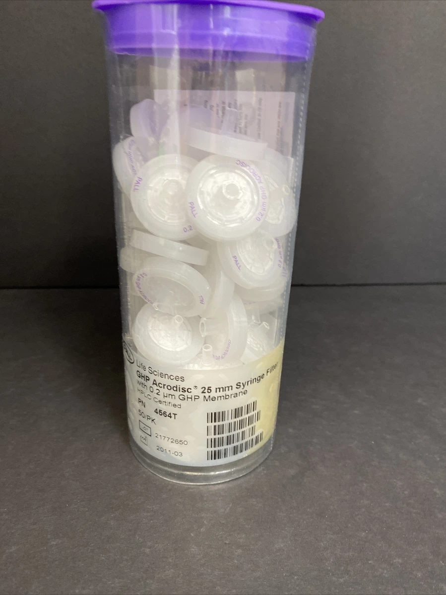 SYRINGE FILTERS, PALL Acrodisc GHP 25 Mm, Um, 50 Ct, 4564, 47% OFF