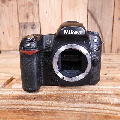 Nikon D80 SLR Camera Body Only - Shutter Error - Spares or Repair | eBay UK