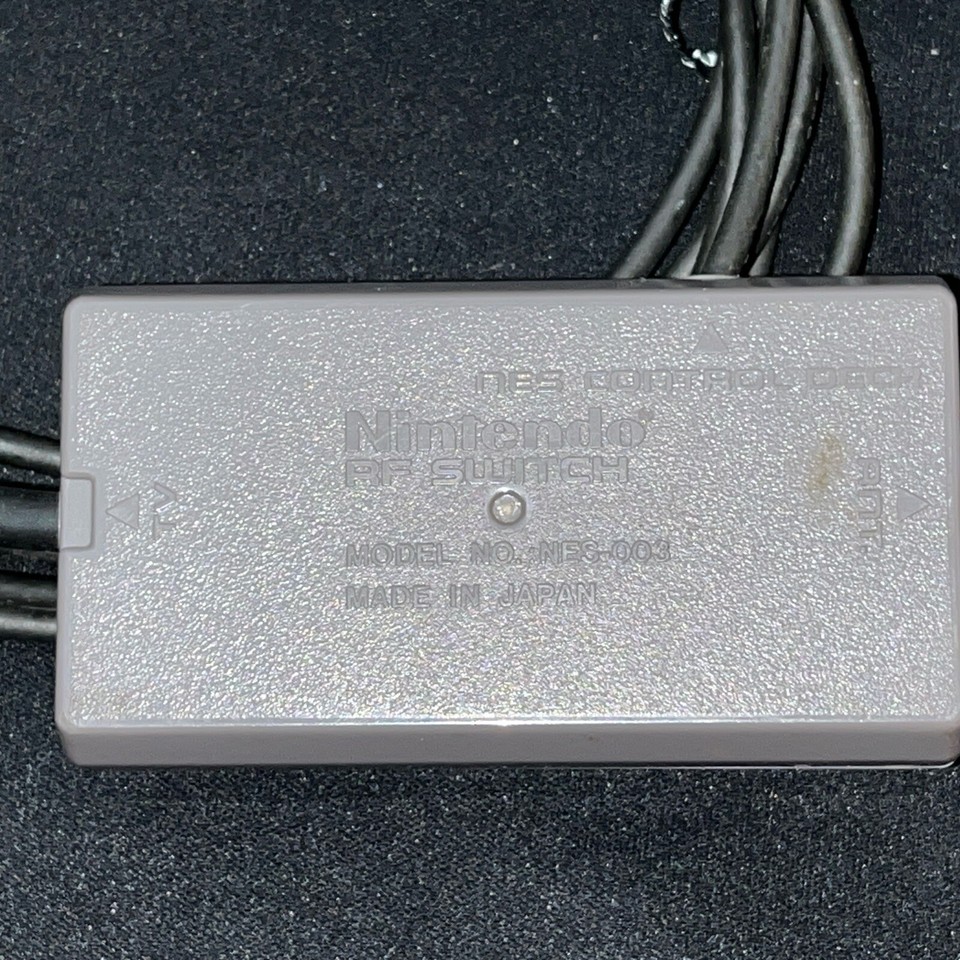 Nintendo NES RF Switch Adapter SNES NES-003 Official OEM AV Cable | eBay