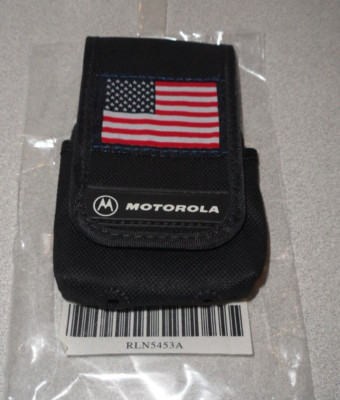 Motorola RLN5453A Minitor IV American flag nylon case | eBay