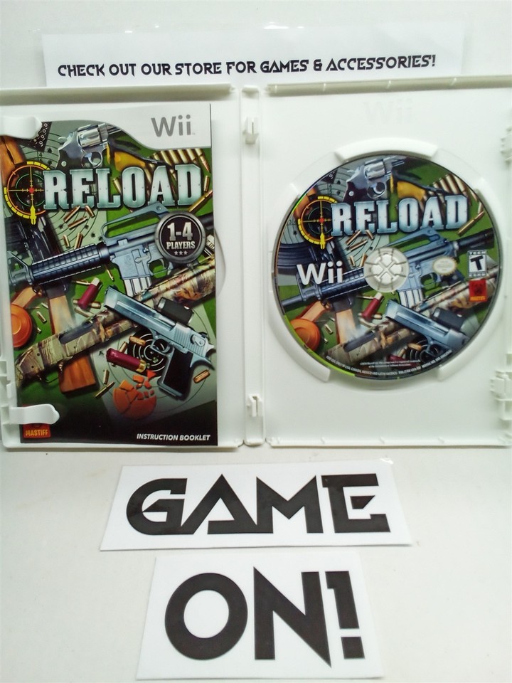 Reload (Nintendo Wii, 2010) Complete Tested Working - Free Ship ...