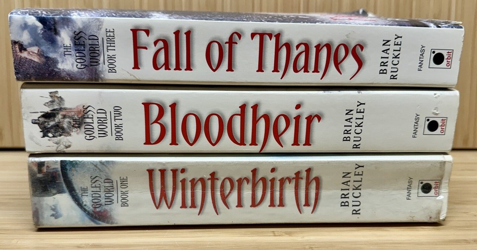 Complete Series Set THE GODLESS WORLD Brian Ruckley Epic Fantasy ...