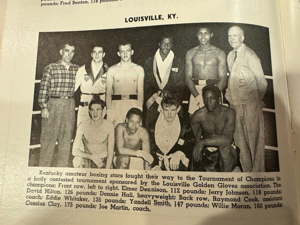 Muhammad Ali Cassius Clay Golden Gloves 4 Program Set | eBay