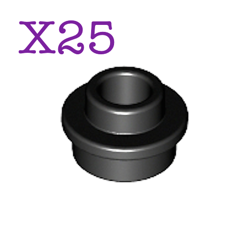 Lego 1x1 Plate Round Dots Center Hole Open Top Stud For Accessories NEW ...