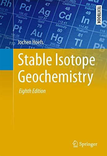 Stable Isotope Geochemistry (Springer Textbooks in Earth Sciences, Buch ...