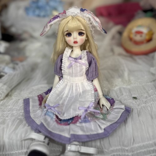 1/6 BJD Doll Blonde Girl MJD Ball Joints Body Dolls Eye Face Makeup Dress Gifts | eBay