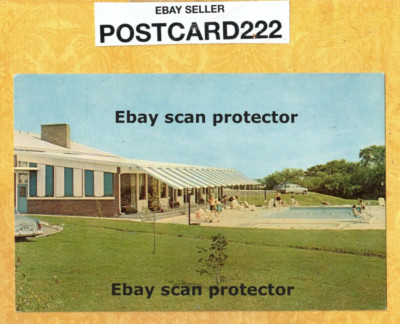 CT Groton 1960s era vintage postcard MOTOR INN KNOTT HOTEL rte 84 & 95 ...