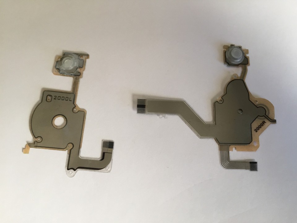 New PSP-2000 PSP-2001 Directional D-Pad & L & ABXY Circuit Ribbon ...