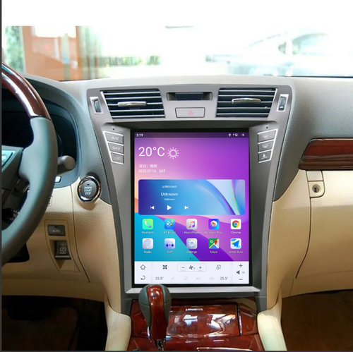 12.1" Vertical Screen Car Gps Navigation Radio For Lexus Ls460 Ls600 ...