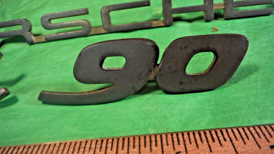 BW62 Porsche 356 SC90 Rear Deck Emblems Vintage 1963-6 PORSCHE SC 1600 ...