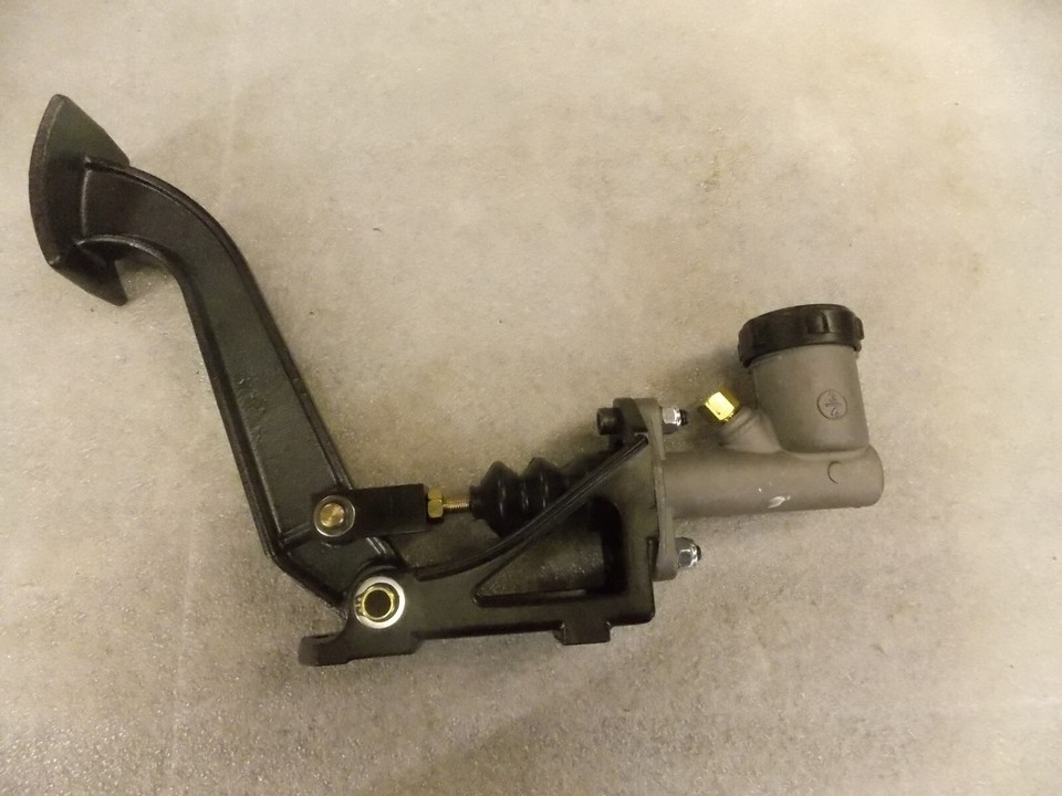 New Floor Mount Clutch Pedal New 3 4 Master Cylinder EBay new-floor-mount-clutch-pedal-new-3-4-master-cylinder-ebay